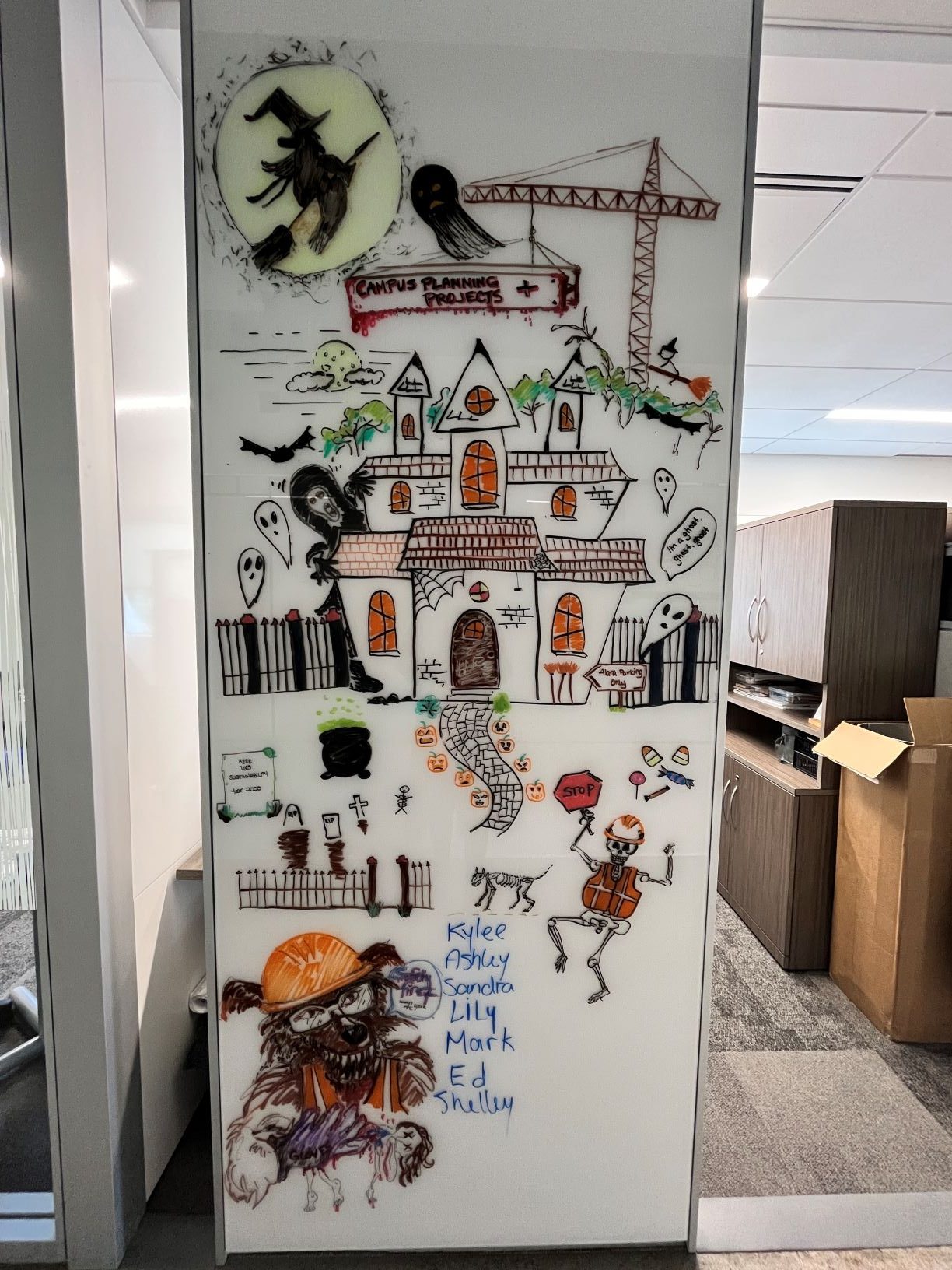 A Spook-tacular Halloween in the Projects Office! – Campus Planning